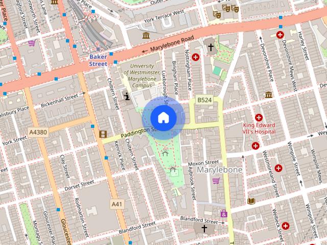 Luxborough House, Luxborough Street, Marylebone, London, W1U