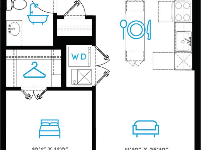 Luxe Logan Square 1 Bedroom Apartment for Rent at 1950 N Campbell Ave, Chicago, IL 60647 Logan Square