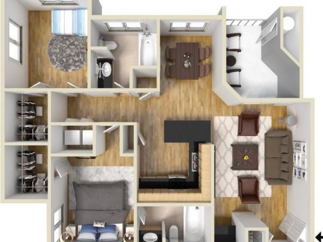Mandalay 2 Bedroom Apartment for Rent at 12443 Tech Ridge Blvd, Austin, TX 78753