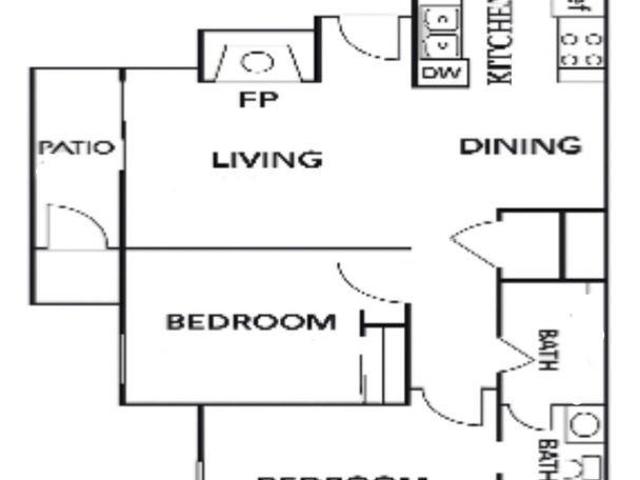Mandalay Shoreside Apartments 2 Bedroom Apartment for Rent at 7501 Chesterfield Dr, Dallas, TX 75237