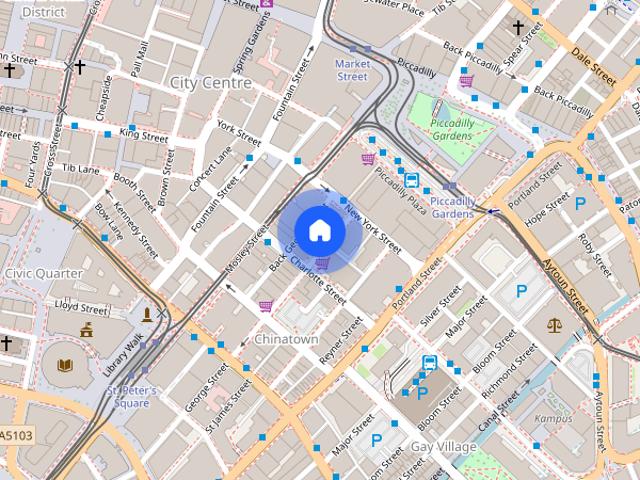 Manhattan Building, 38 George Street, Manchester City Centre, Greater Manchester, M1