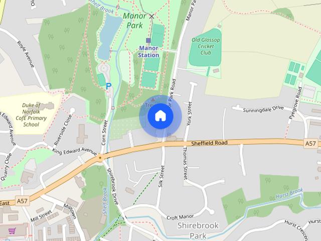 Manor Park Road, Glossop, Derbyshire