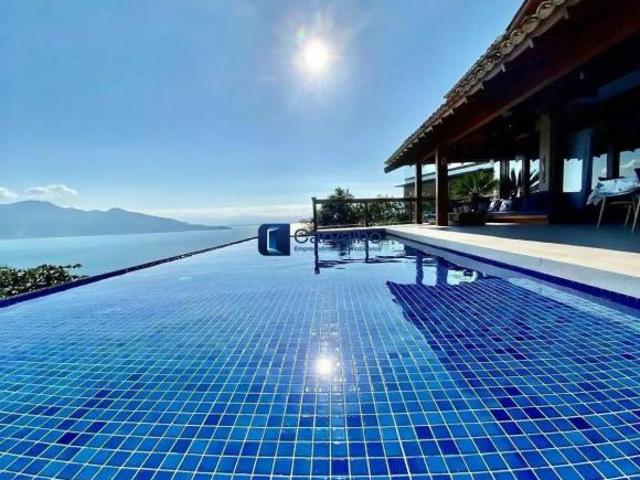 Mansão de Luxo Frente Mar com 9 Suítes e Piscina de Borda Infinita, Ilhabela