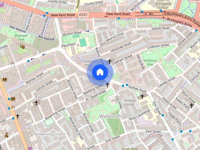 Mansfield Point, Trafalgar Place, Rodney Road, Elephant & Castle, London, SE17