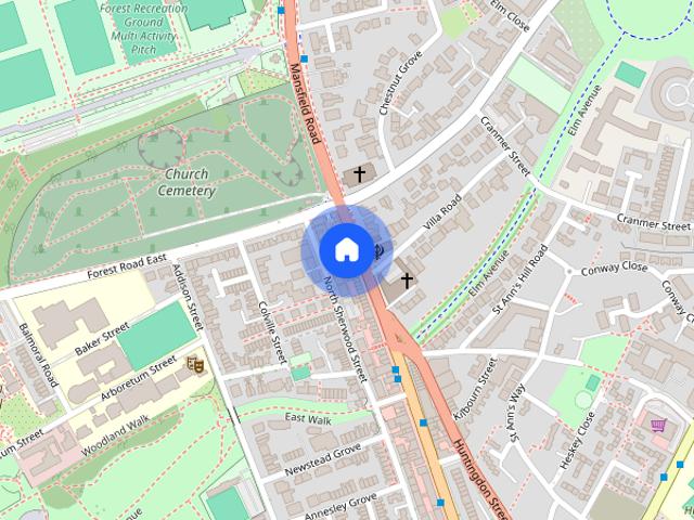 Mansfield Road, Nottingham, NG1