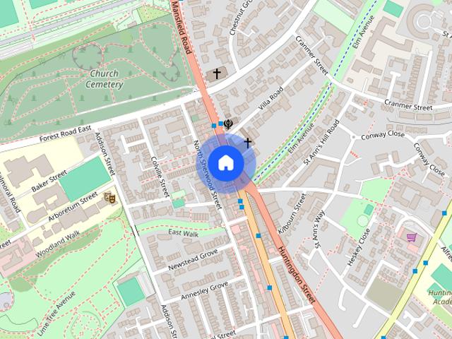 Mansfield Road, Nottingham, Nottinghamshire, NG1