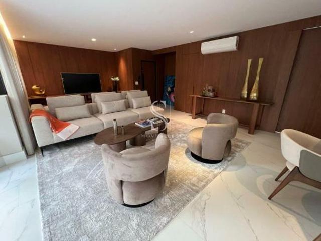 Manso Oscar Peterson na Vila Nova Conceição, Apartamento Mobiliado de 159m² com 3 suítes, 3 vagas