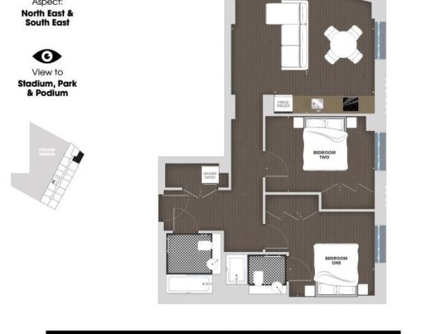 Madison, 49 Olympic Way, London HA9, 2 bed flat to rent, £2,924 pcm | PrimeLocation