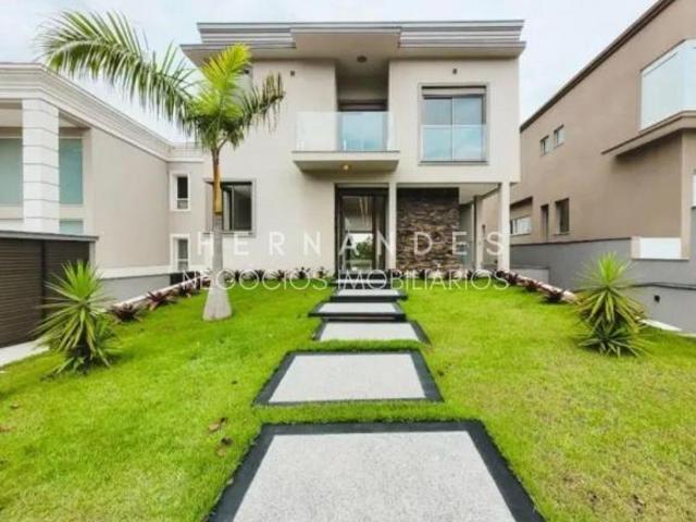 Magnífica casa de alto padrão à venda em condomínio exclusivo em Barueri SP, com 4 quartos, 4 suítes