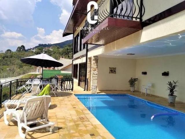Magnífica residência com 4 suítes à venda, Água Santa Campos do Jordão/SP