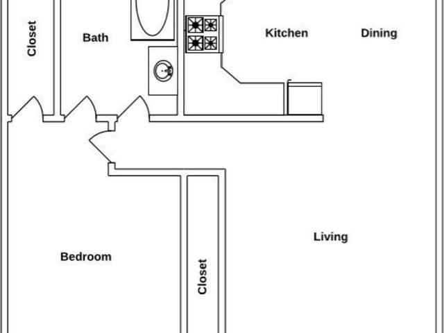 Magnolia Creek Apartments 1 Bedroom Apartment for Rent at 8145 E 16th St, Tulsa, OK 74112 O'Connor Park