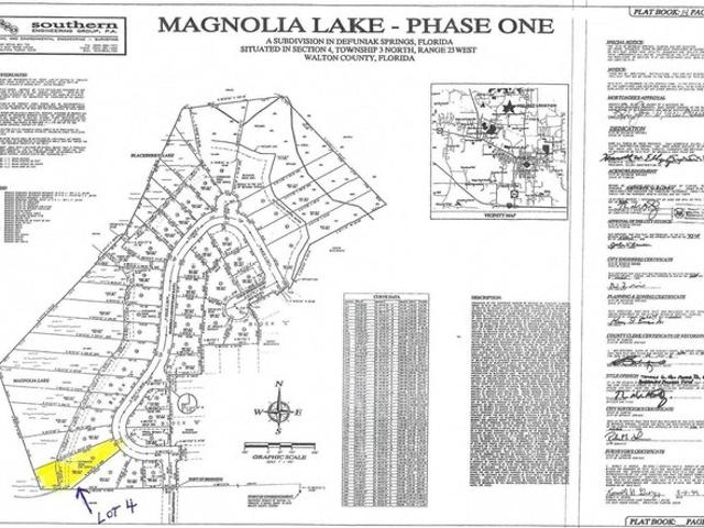 Magnolia Lake Dr Lot 4, Defuniak Springs, FL 32433