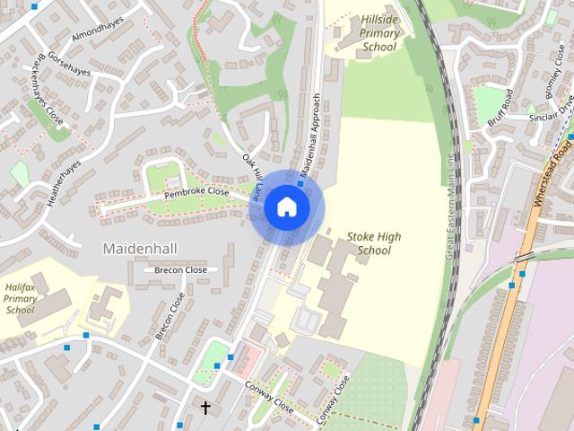 Maidenhall Approach, Ipswich, Suffolk, IP2