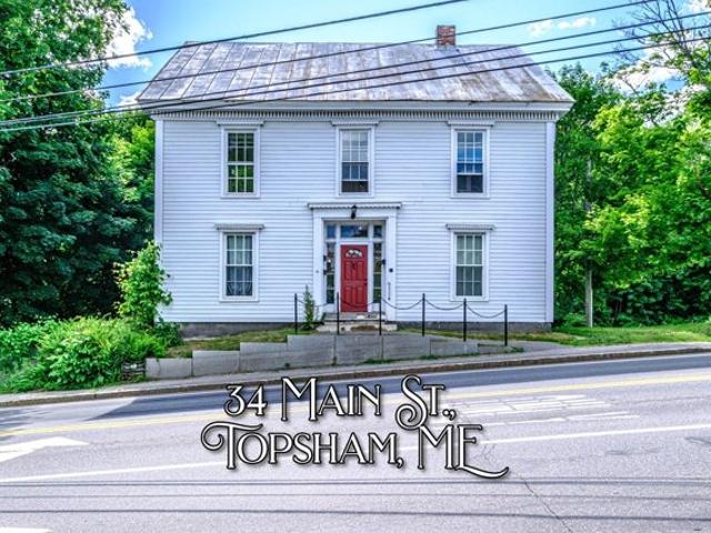 Main St, Topsham, Home For Sale
