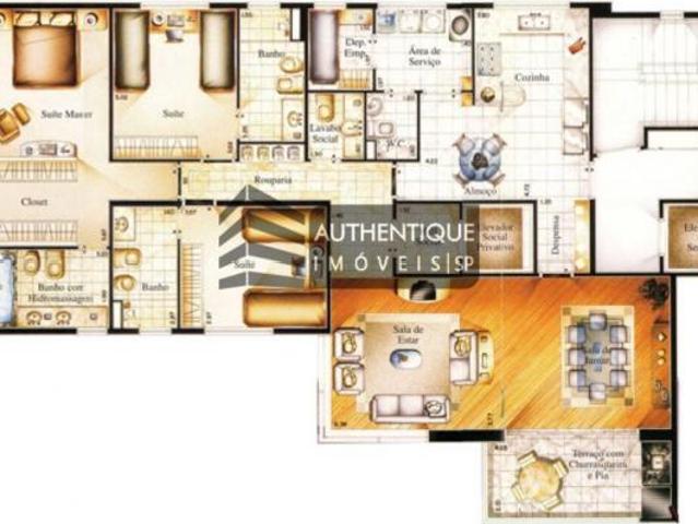 MAISON GIVERNY CAMPO BELO Apartamento no bairro Campo Belo à venda