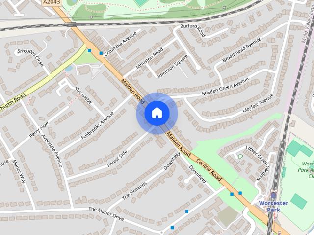 Malden Road, Worcester Park, KT4