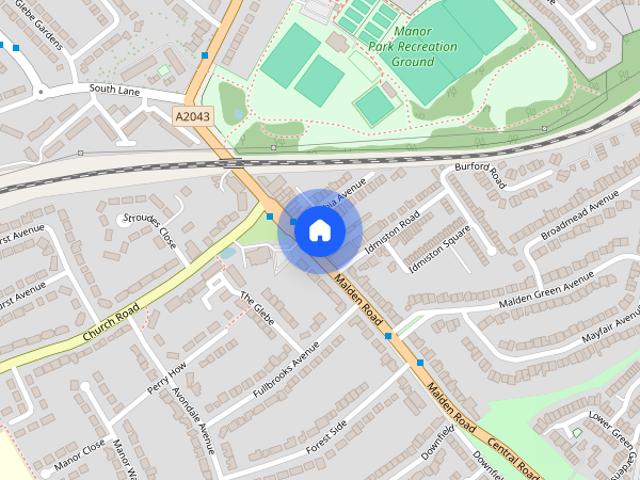 Malden Road, Worcester Park, KT4