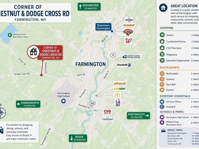 Map R Chestnut Hill Rd Lot,farmington, Plot For Sale