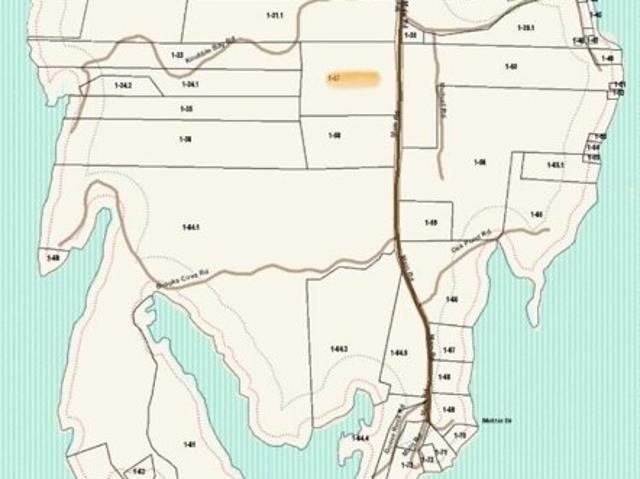 Map W Side Of Main Rd Lot,westport Island, Plot For Sale