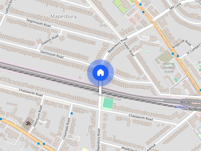 Mapesbury Road, The Mapesbury