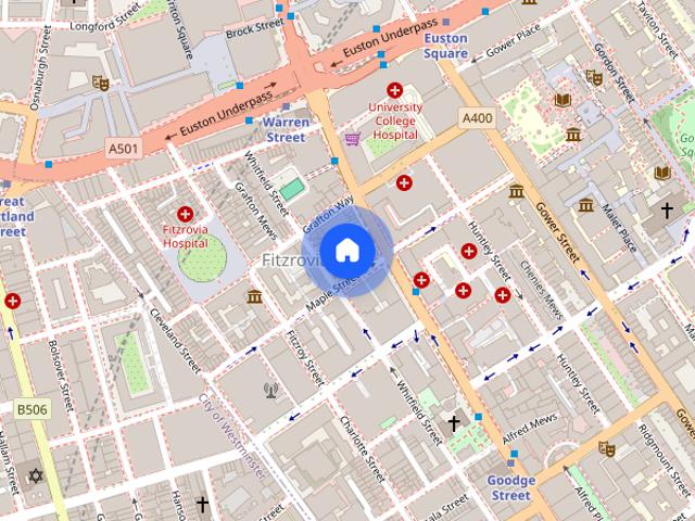 Maple Street, Fitzrovia, London, W1T