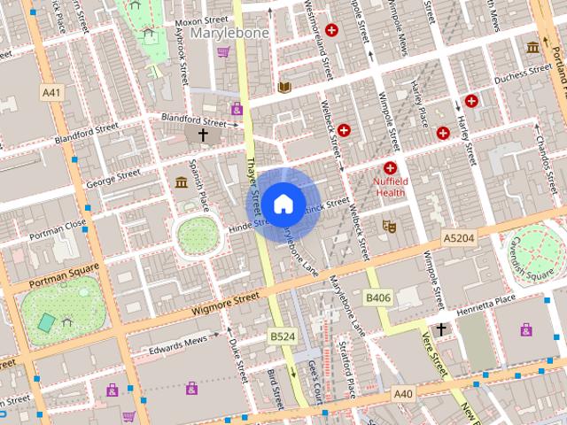 Marylebone Lane, Marylebone, London, W1U
