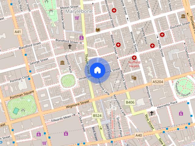 Marylebone Lane, Marylebone, London, W1U