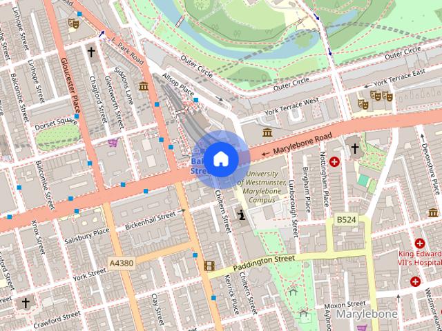 Marylebone Road, Marylebone, London, NW1