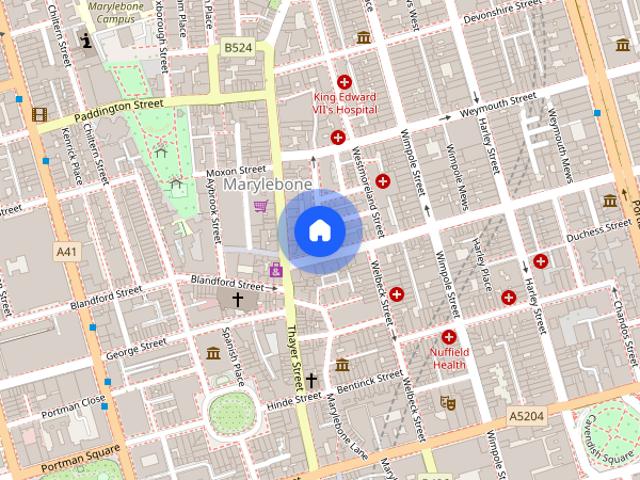 Marylebone Street, Marylebone, London, W1G