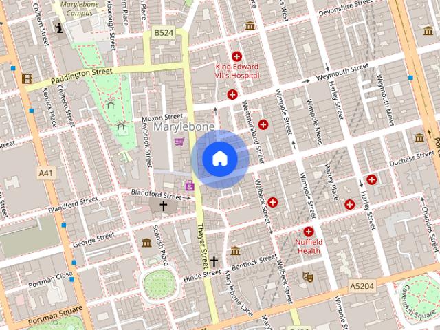 Marylebone Street, Marylebone, London, W1G