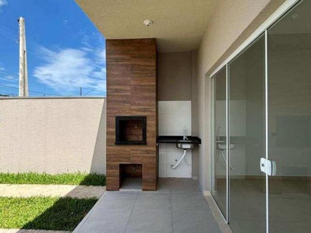 Casa Nova a poucos passos da praia em Guaratuba com 3 quartos e espaço incrível, conforto e ótima vi