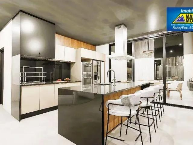 MARAVILHOSA casa térrea com ambientes integrados sala dois ambientes, cozinha, espaço gourmet, 4 suí