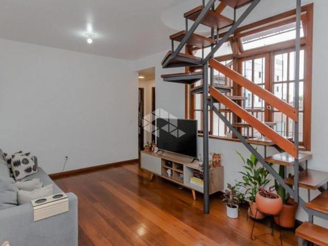 Maravilhosa cobertura de 133m² privativos, 2 dormitórios com 1 vaga dupla de gar