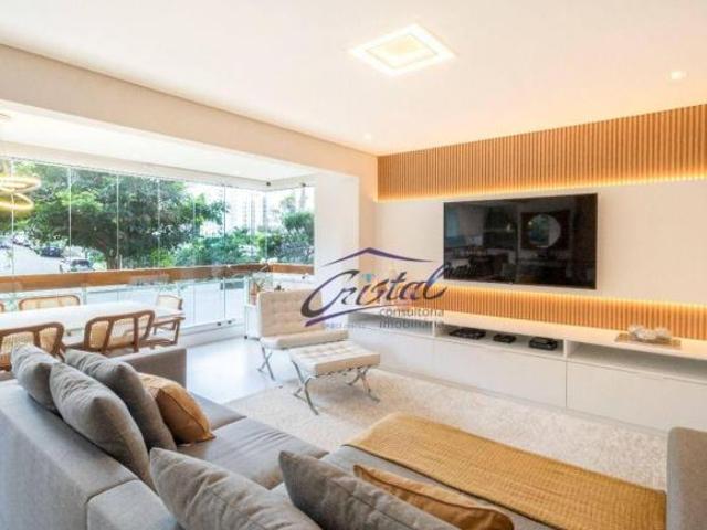 Maravilhoso Apto com 163m² no Panamby 3 quartos 3 suítes 3 vagas