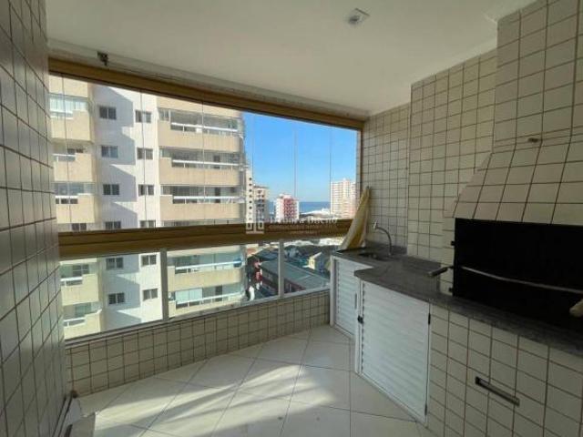 Maravilhoso Apto Vista Mar Vila Tupi! 3 Dorms/1Suite/Sacada c/Churrasqueira !