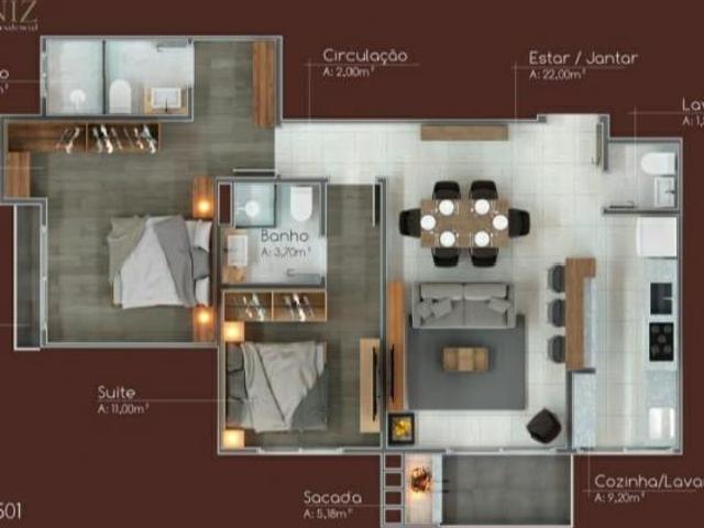 Maravilhoso Lançamento, Apartamentos, 2 suítes, 81,38 m², Centro, Canela RS