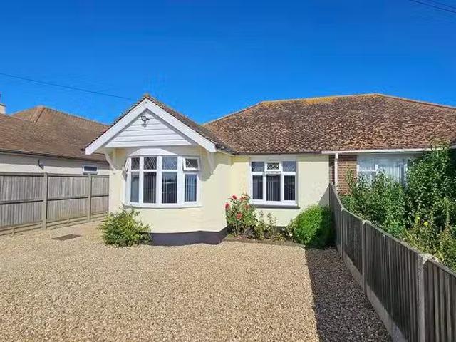 Margate Road, Herne Bay, CT6 7AB 2 bed semi detached bungalow.