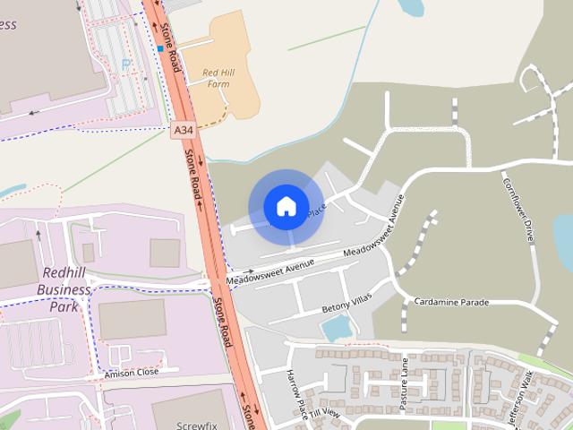 Marigold Place, Stafford, Staffordshire, ST16