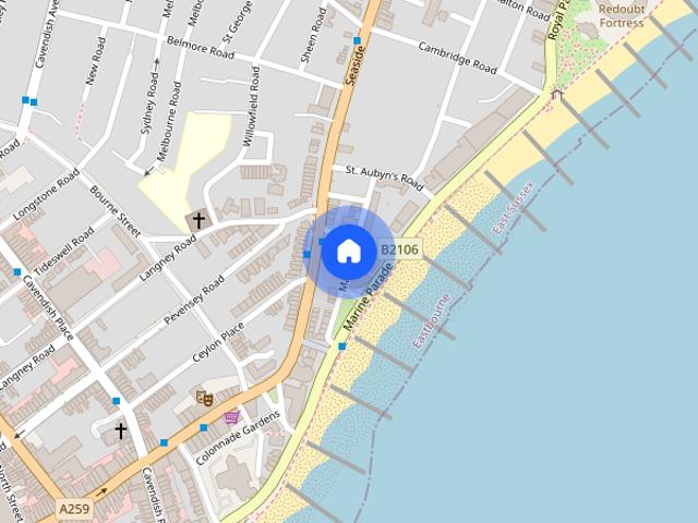 Marine Road, Eastbourne, East Sussex, BN22