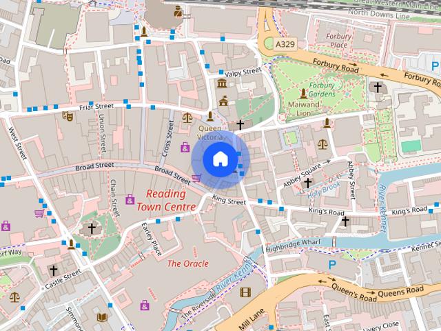 Market Place, Reading, Berkshire, RG1