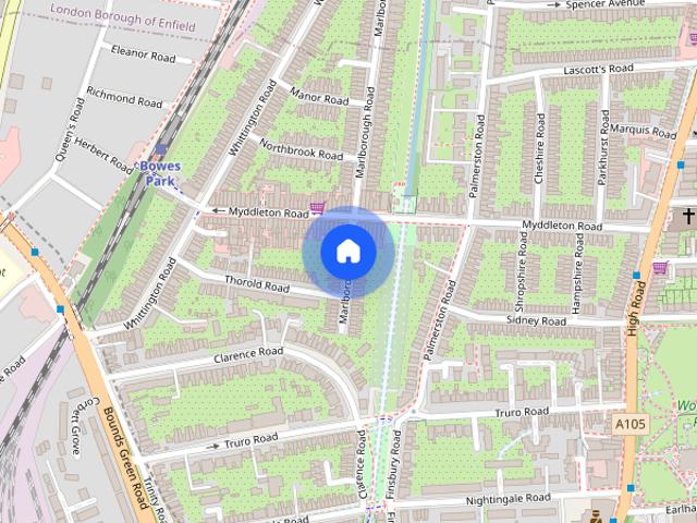 Marlborough Road, Wood Green