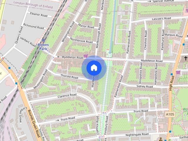 Marlborough Road, Wood Green