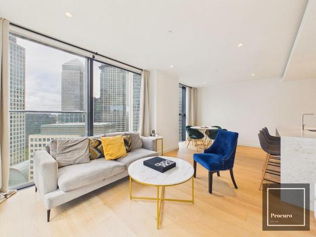Marsh Wall, London E14 2 bed apartment to rent £3,800 pcm £877 pw