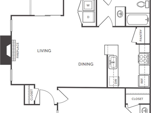 Marshall 2 Bedroom Apartment for Rent at 3601 Pioneer Rd, Balch Springs, TX 75180