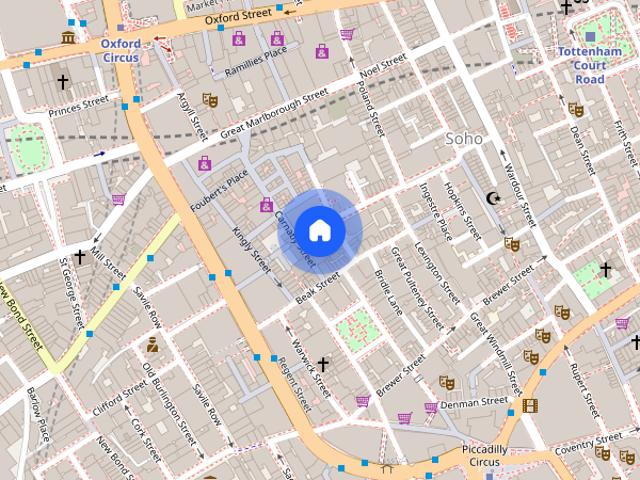 Marshall Street, Soho, London, W1F
