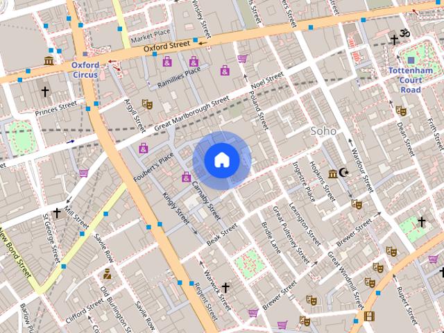 Marshall Street, Soho, London, W1F