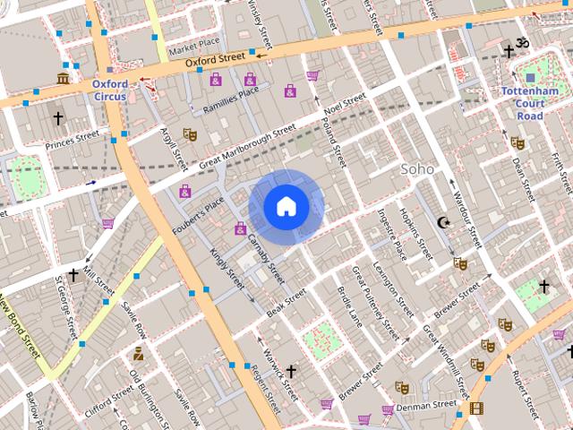 Marshall Street, Soho, London, W1F