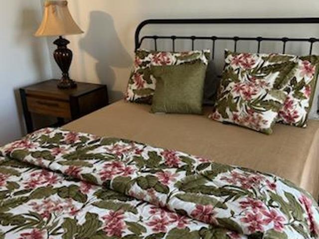 Master bedroom with private bathroom