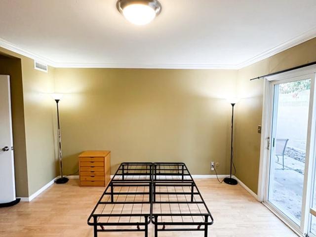 Master bedroom with private bathroom