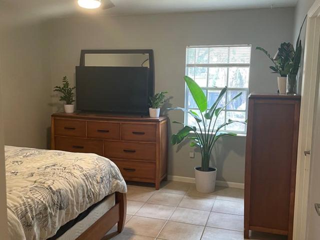 Master bedroom with private bathroom